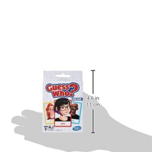 Hasbro Gaming Guess Who? Card Game for Kids Ages 5 and Up, 2 Player Guessing Game, Brown/a