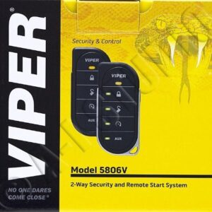 Viper 5806V 2-way Security System w/Remote (Renewed)