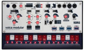 korg volca modular semi-modular synthesizer with sequencer