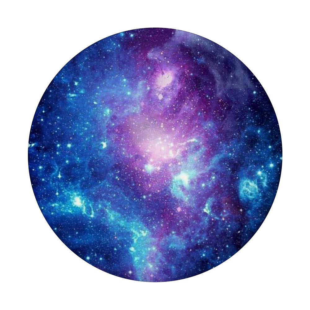 Purple Blue Galaxy Space Nebula PopSockets PopGrip: Swappable Grip for Phones & Tablets