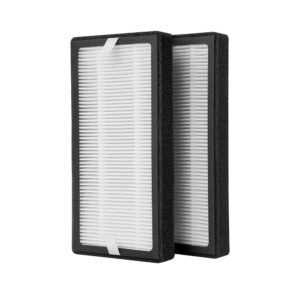 homedics totalclean hepa-type air purifier filter replacements, works with homedics ap- dt10 & ap- dt10wt air purifiers, captures microscopic airborne particles