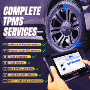 Autel MaxiTPMS TS900 TPMS Programming Tool Sensor Programmer Vehicle Diagnostic Scan Tool OBD2 Code Reader Full TPMS Functions Same as MX900 TS Upgraded from TS608 MaxiCOM MK808TS MX808TS MP808S