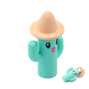 wdoit 1 pc 2 gb / 4 gb / 8 gb / 16 gb / 32 gb / 64 gb creative u disk 2.0 usb mini cute cactus-shape flash drive pen drive data storage memory stick, 64gb