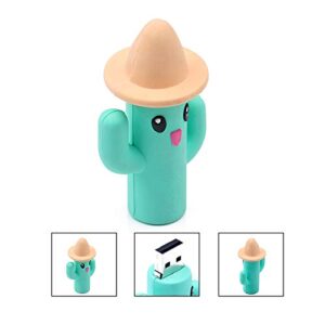 WDOIT 1 Pc 2 GB / 4 GB / 8 GB / 16 GB / 32 GB / 64 GB Creative U Disk 2.0 USB Mini Cute Cactus-Shape Flash Drive Pen Drive Data Storage Memory Stick, 64GB