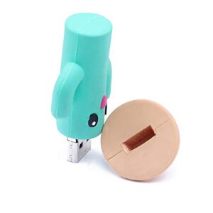 WDOIT 1 Pc 2 GB / 4 GB / 8 GB / 16 GB / 32 GB / 64 GB Creative U Disk 2.0 USB Mini Cute Cactus-Shape Flash Drive Pen Drive Data Storage Memory Stick, 64GB