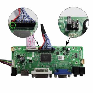 HDMI VGA Audio Controller Board for 1920x1080 LM215WF4-TLE9 LM230WF5-TLD1 M236HGE-L10 30Pins LVDs LCD Screen 21.5" 23" 23.6"