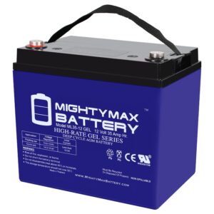 mighty max battery 12v 35ah gel battery replacement for toro time cutter ss4200 mower