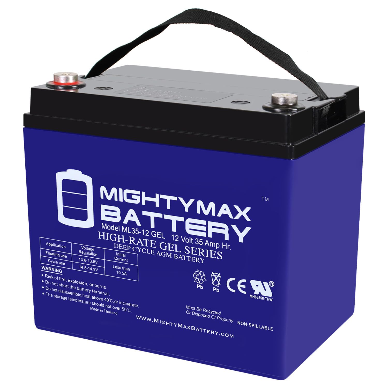 Mighty Max Battery 12V 35AH Gel Battery Replacement for Toro Time Cutter SS4200 Mower