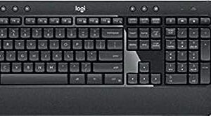 Logitech MK540 Advanced Wireless Keyboard Full Size for Windows Keyboard and Mouse, Long Battery Life, Caps Lock Indicator Light, Hot Keys