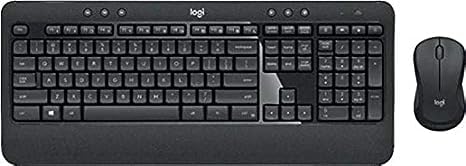 Logitech MK540 Advanced Wireless Keyboard Full Size for Windows Keyboard and Mouse, Long Battery Life, Caps Lock Indicator Light, Hot Keys