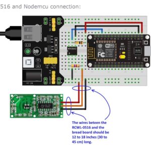 Stemedu 5PCS RCWL-0516 Motion Detection Sensor, Microwave Radar Sensor Switch Module for Arduino ESP8266 Nodemcu Wemos for Animals Detector, Detection Distance 5-7m, Better than HC-SR501