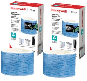 honeywell hac-504 series humidifier replacement, filter a - 2 filters (updated version) bundled with.