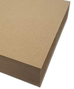 chipboard- 8.5"x11" 22pt (100 sheets) - 100% recycled- made in usa