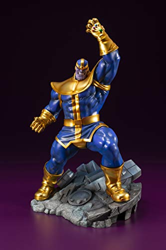 Kotobukiya Marvel Universe Avengers Series: Thanos Artfx+ Statue, Multicolor, Model:KTMK251