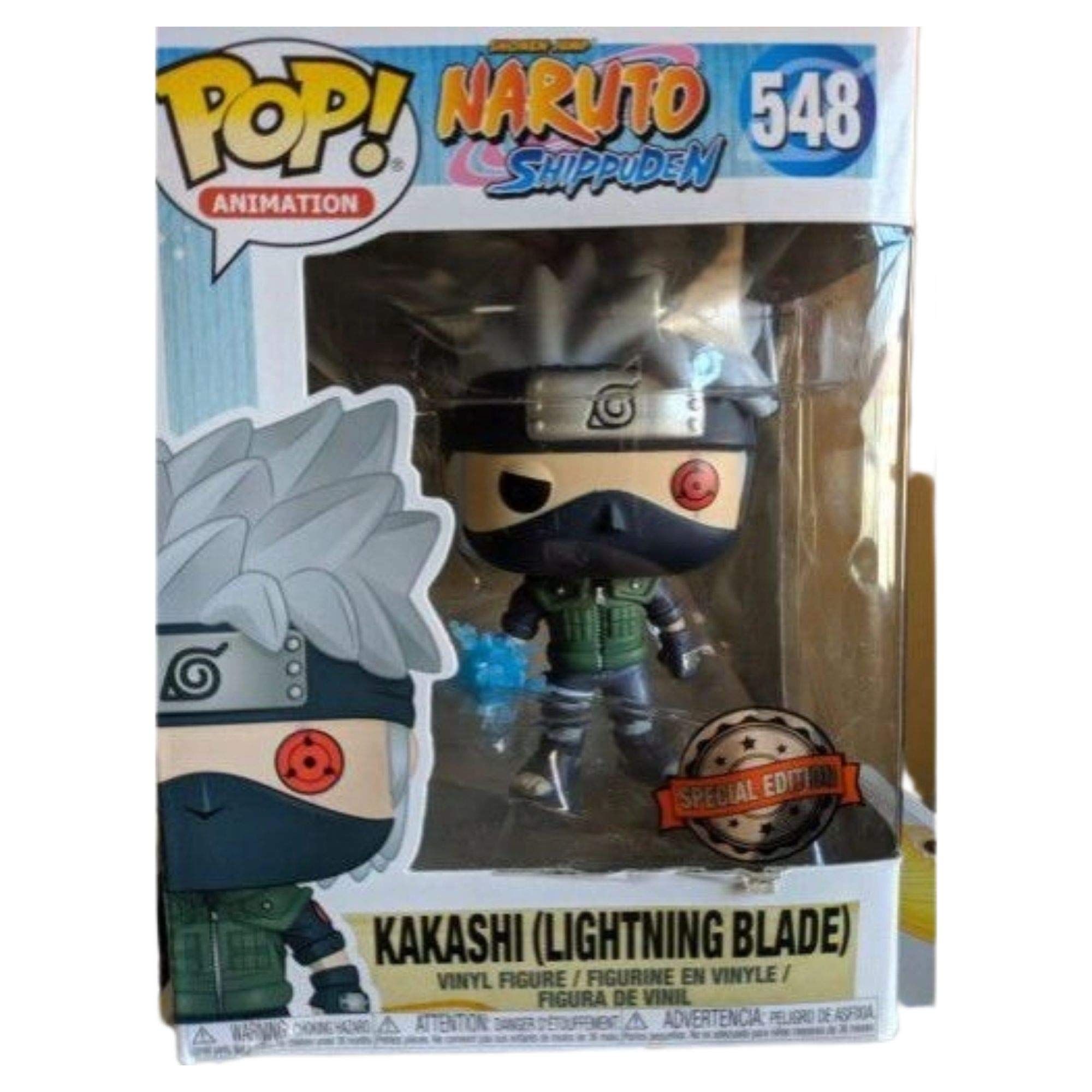 Funko Pop Animation: Naruto Shippuden - Kakashi with Lightning Blade Collectible Figure, Multicolor