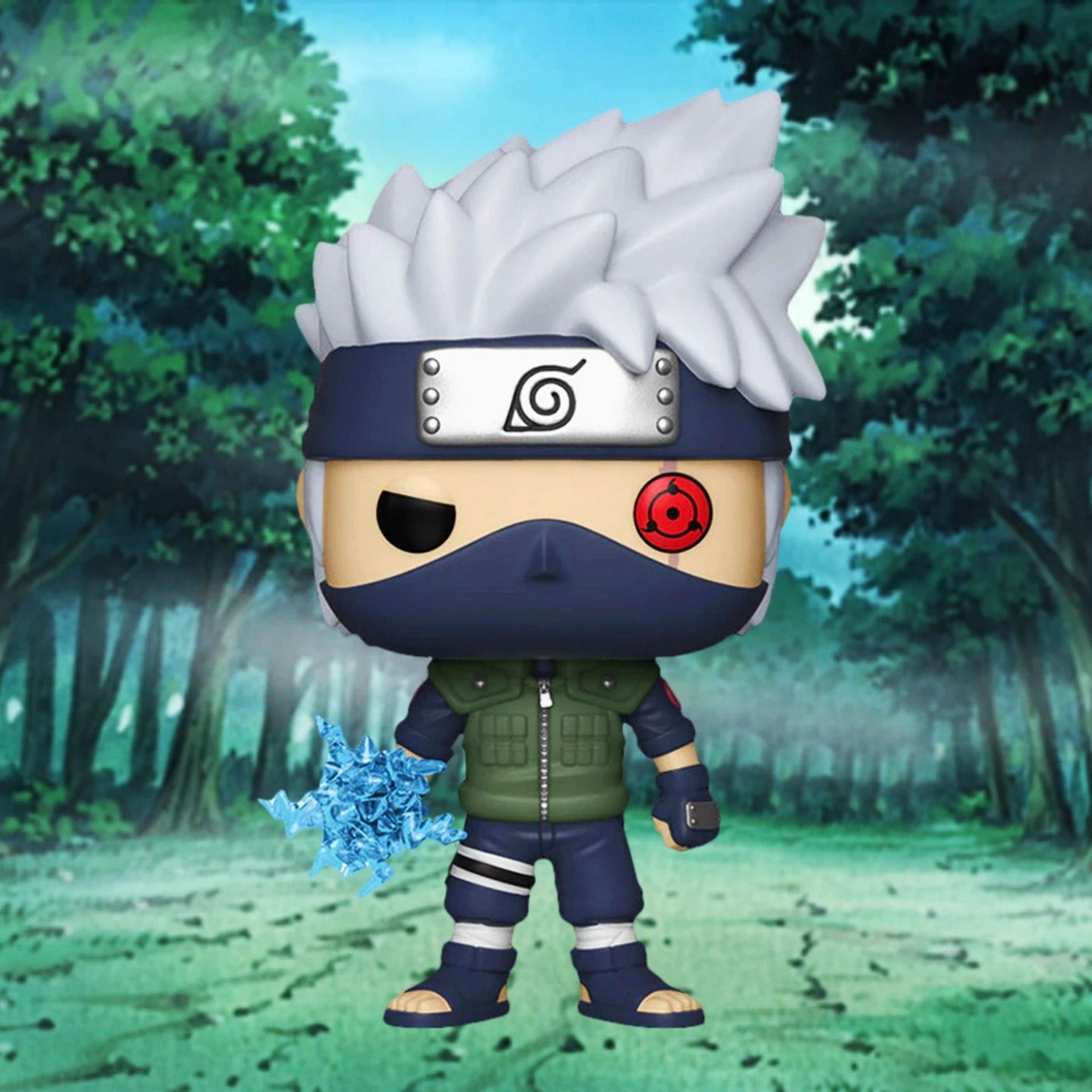 Funko Pop Animation: Naruto Shippuden - Kakashi with Lightning Blade Collectible Figure, Multicolor