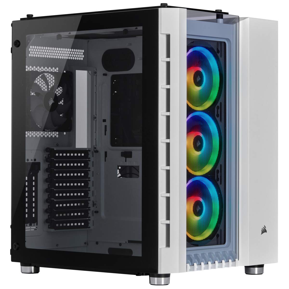 CORSAIR Crystal Series 680X RGB High Airflow Tempered Glass ATX Smart Case, White