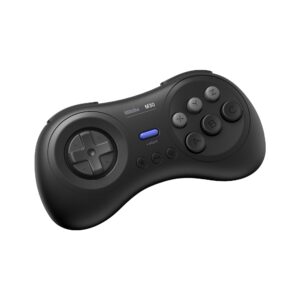 8bitdo m30 bluetooth controller for switch, windows and android, 6-button layout for sega’s classic games (black)