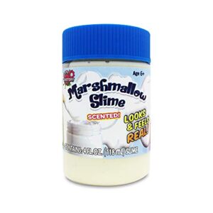 magic time interantional 5527455 3 pack food slime icing, marshmallow, hot fudge, multicolor