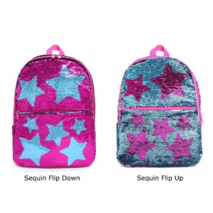 Le Vasty Kids Sequin Backpack for Little Girls Cute Elementary School Book Bag Bookbag Glitter Sparkly Child Travel Back Pack One_Size Hot Pink