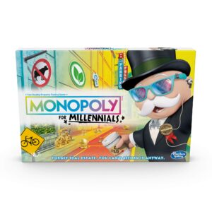 hasbro gaming monopoly for millennials board game