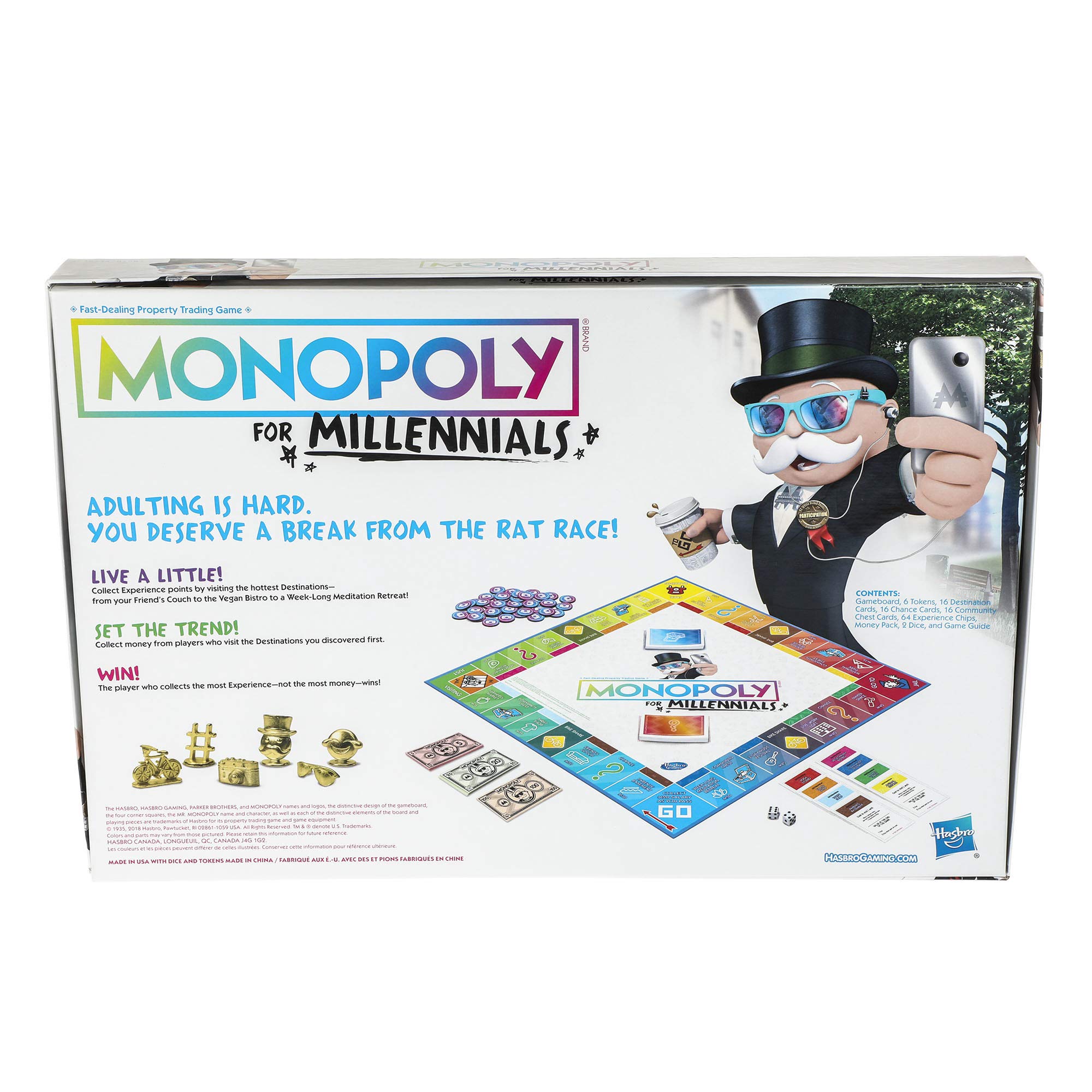 Hasbro Gaming Monopoly for Millennials Board Game