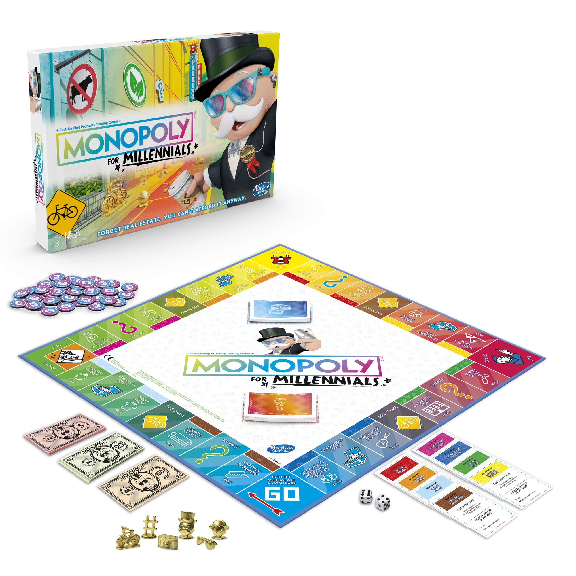 Hasbro Gaming Monopoly for Millennials Board Game