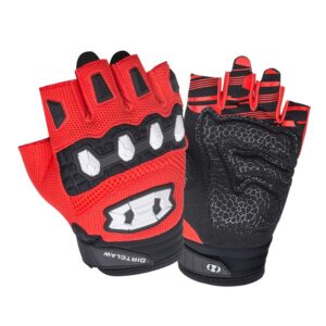 seibertron adult dirtclaw gloves - versatile gloves for cycling, atv, and mountain biking red xl