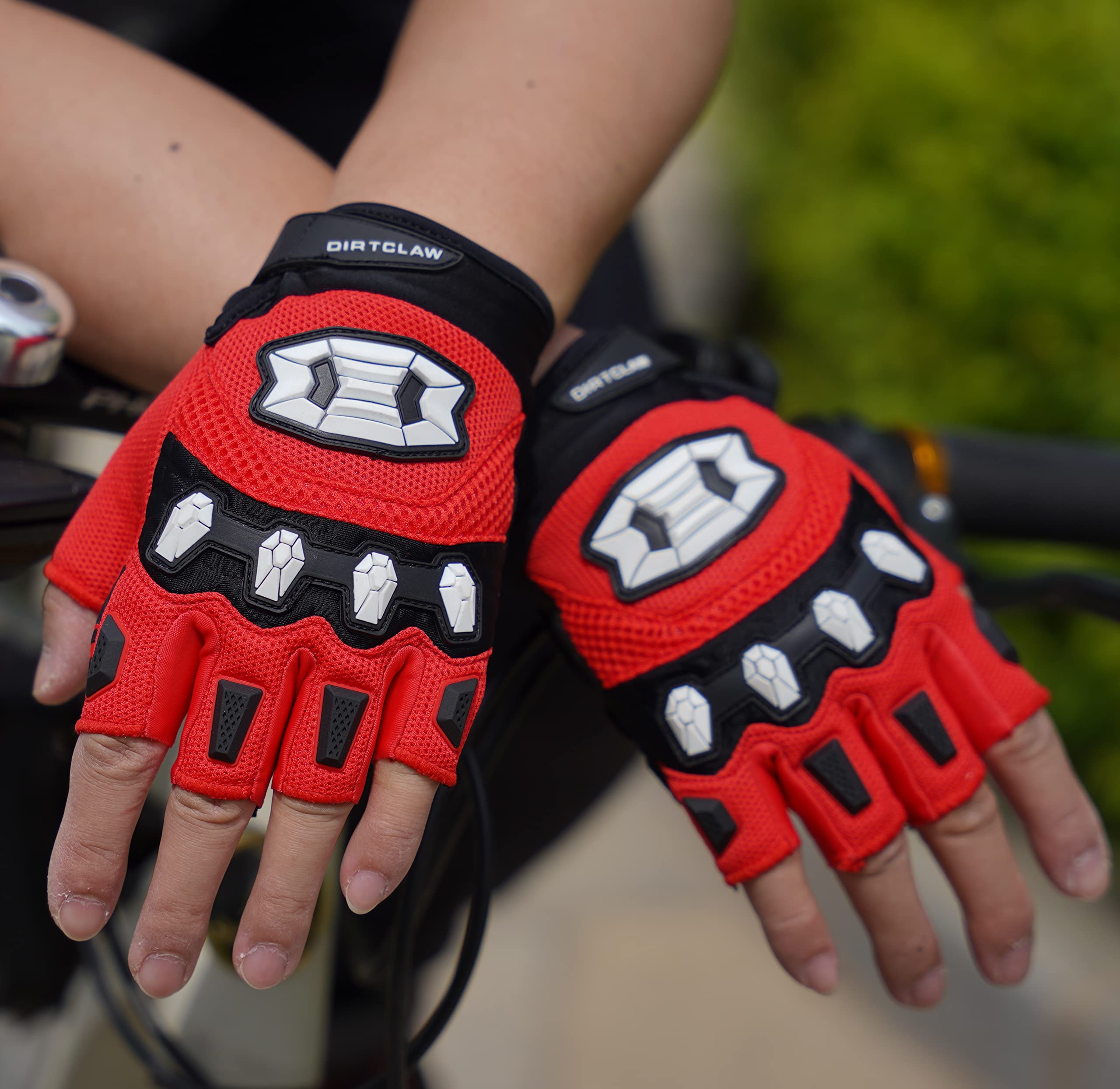 Seibertron Adult Dirtclaw Gloves - Versatile Gloves for Cycling, ATV, and Mountain Biking Red XL