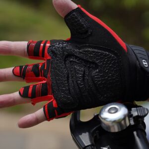 Seibertron Adult Dirtclaw Gloves - Versatile Gloves for Cycling, ATV, and Mountain Biking Red XL