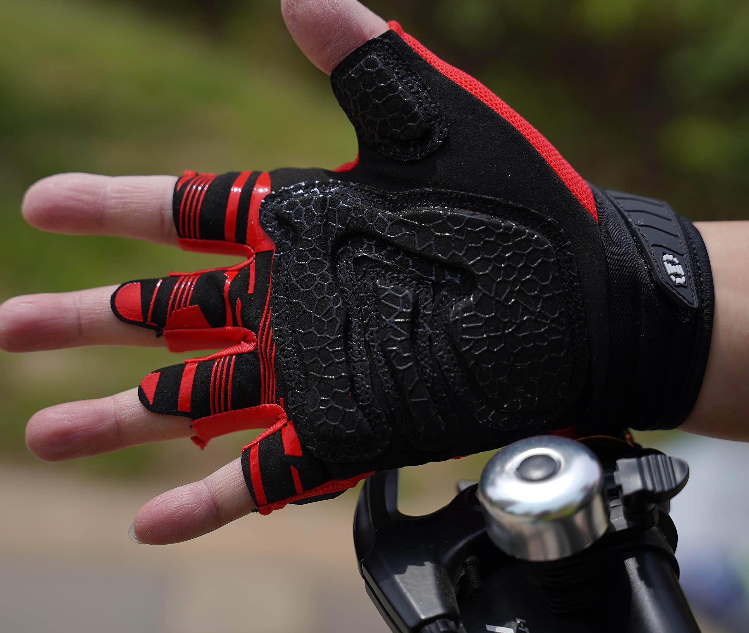 Seibertron Adult Dirtclaw Gloves - Versatile Gloves for Cycling, ATV, and Mountain Biking Red XL