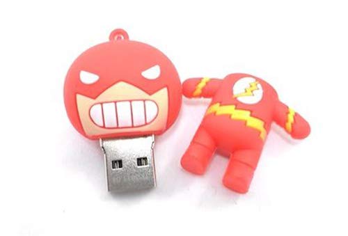 2.0 The Flash Fast Super Hero 16GB USB External Hard Drive Flash Thumb Drive Storage Device Cute Novelty Memory Stick U Disk Cartoon