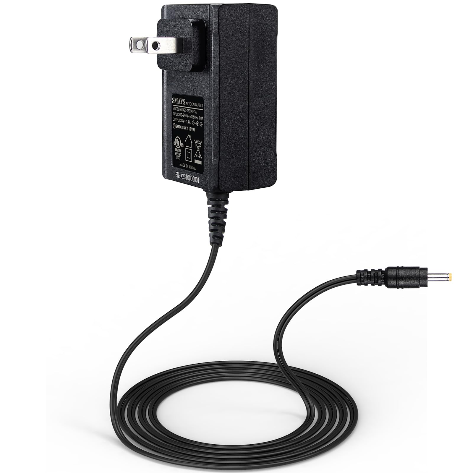 21W Power Cord Replacement for Alexa Echo Show (1st Gen), Echo Plus (1st Gen), Fire TV (2nd Gen) - AC Charger Power Adapter