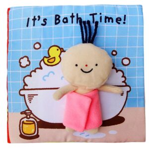 Xiaoyu Soft Books for Newborn Babies, Soft Activity Baby Book, Educational Toy for Boy & Girl, Touch and Feel Activity, Bedtime Story, Bath