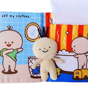 Xiaoyu Soft Books for Newborn Babies, Soft Activity Baby Book, Educational Toy for Boy & Girl, Touch and Feel Activity, Bedtime Story, Bath