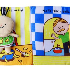 Xiaoyu Soft Books for Newborn Babies, Soft Activity Baby Book, Educational Toy for Boy & Girl, Touch and Feel Activity, Bedtime Story, Bath