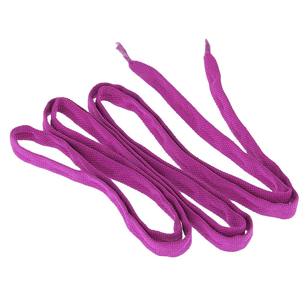 Baosity 2 Pairs Replacement Skates Shoelaces Roller Skating Strings, Purple Yellow