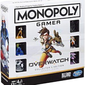 Monopoly Gamer Overwatch Collector's Edition Board Game for Ages 13 and Up Gift for Overwatch Players