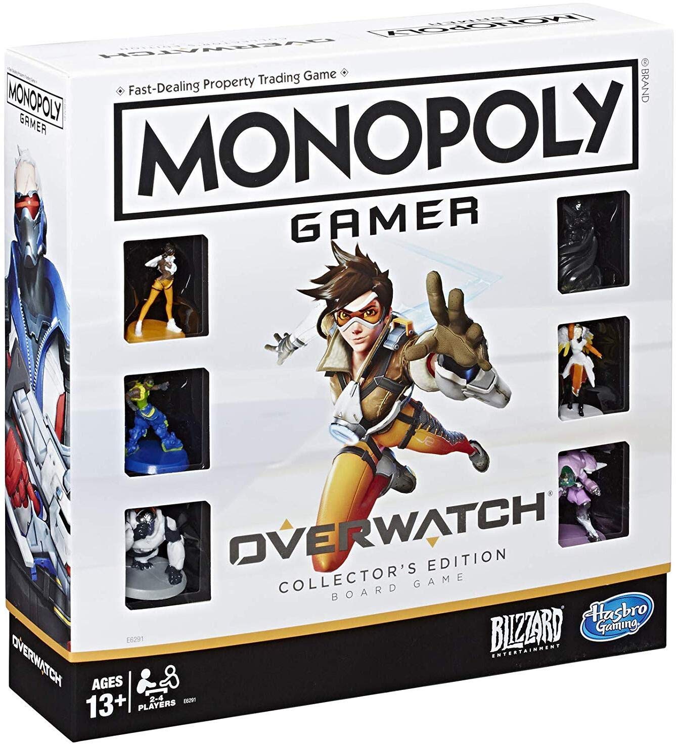 Monopoly Gamer Overwatch Collector's Edition Board Game for Ages 13 and Up Gift for Overwatch Players