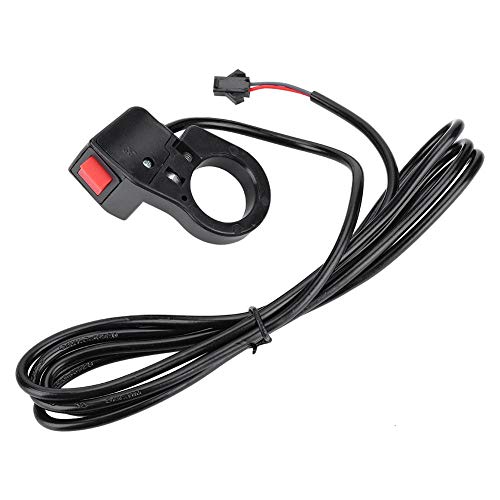 Electric Bike Rocker Switch, PVC Universal Motorcycle Handlebar On/Off Switch for E-Bike, Motorcycle, Scooters