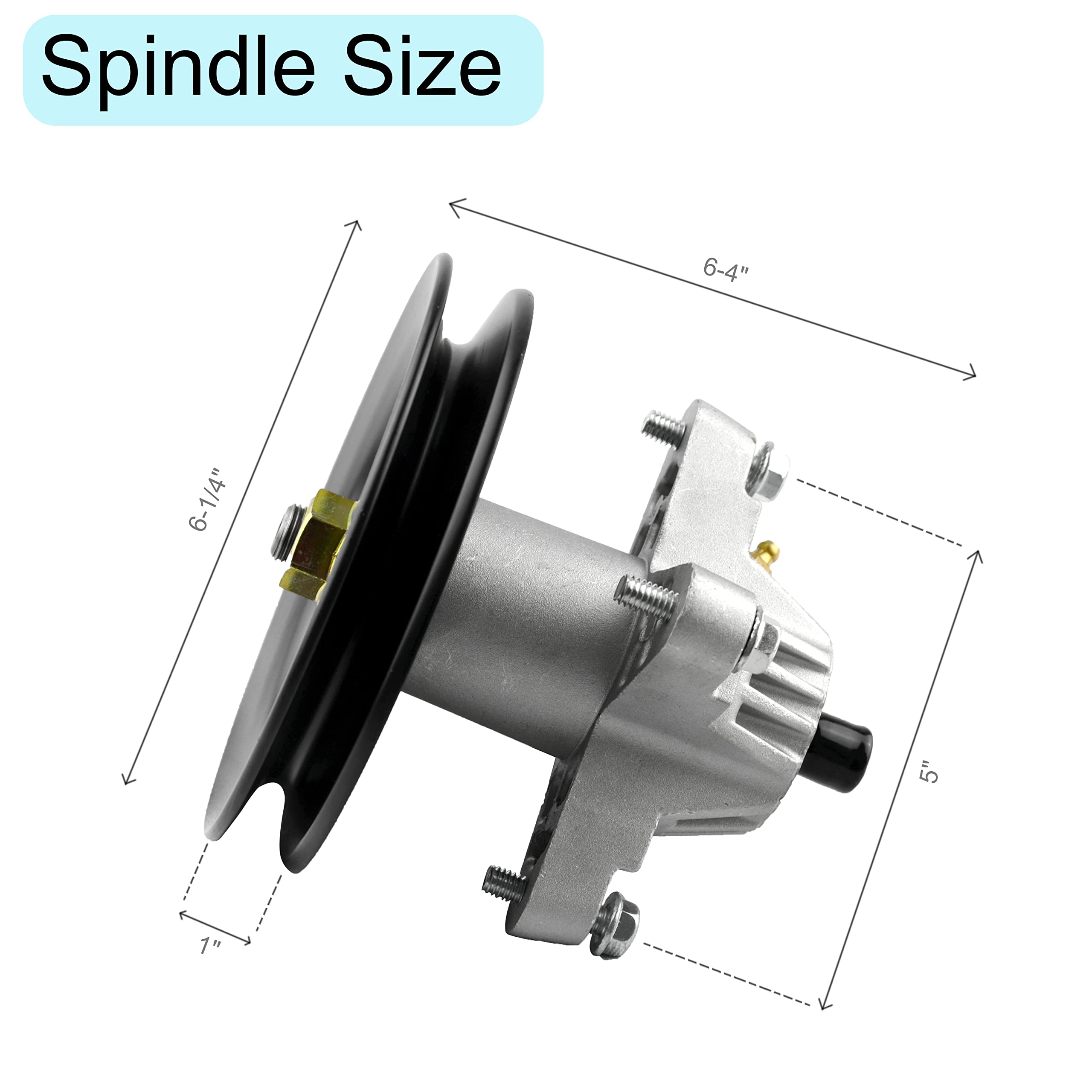 OakTen Spindle Assembly for Cub Cadet LT1040 LT1042 918-04456 and Toro LX420 LX425 112-0460 42 inch Lawn Tractor Deck 2-Pack