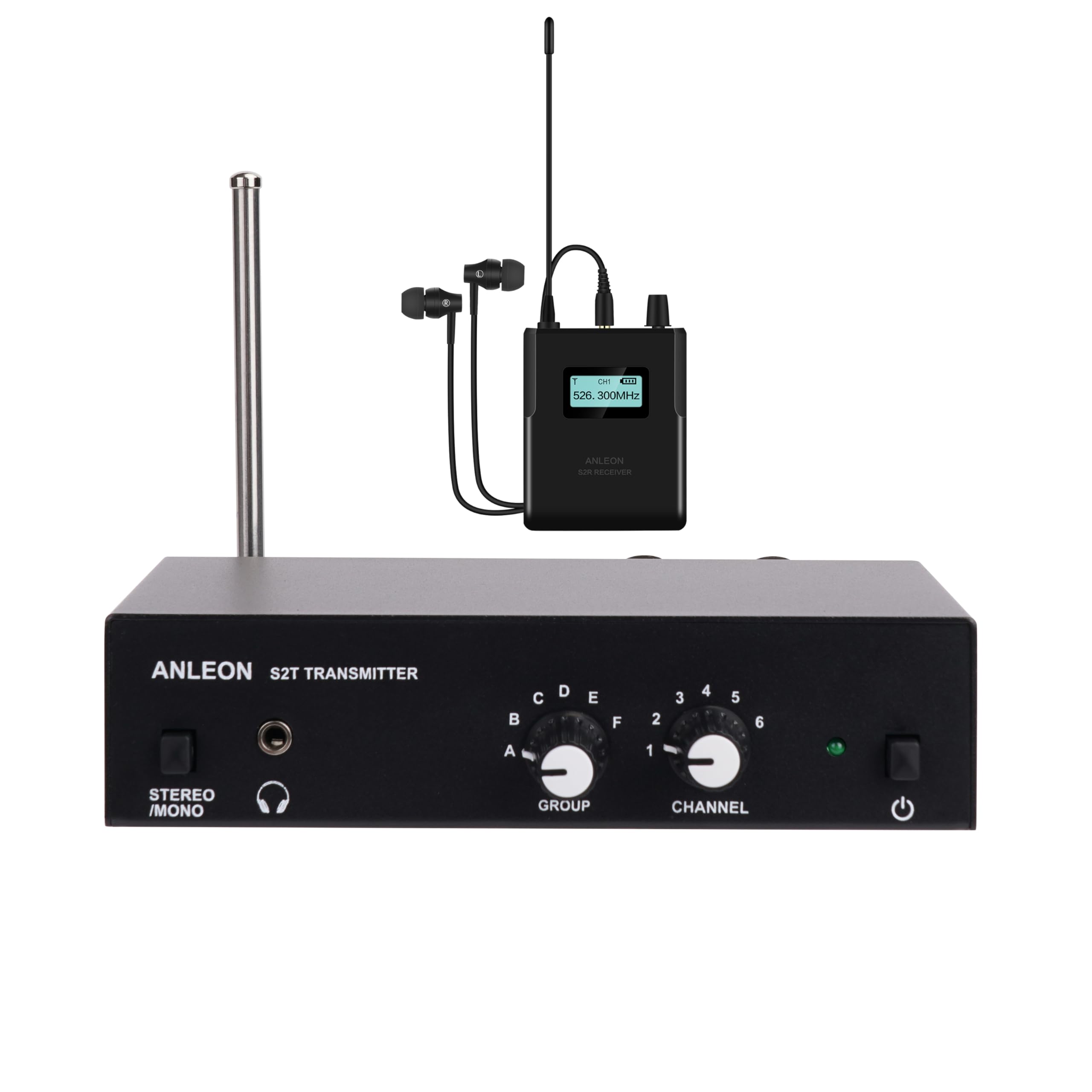 ANLEON S2 UHF Stereo Wireless Monitor System In-ear System (526-535Mhz)