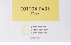 etude house plain cotton pads 80 ea