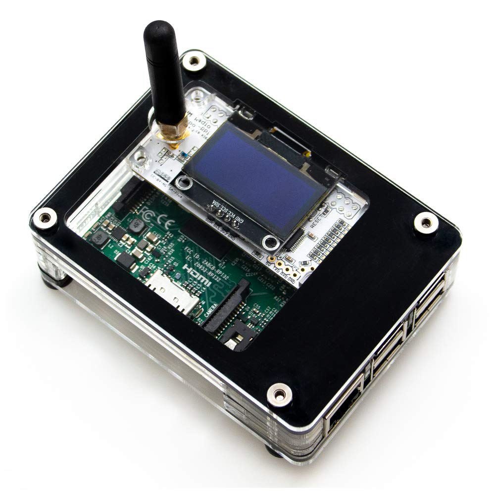 C4Labs ZRPi-1AS case for Raspberry Pi4, Pi3 B+ and ZUMspot with Attached 1.3 OLED