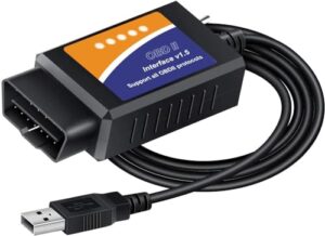 fors-can elm327 obd2 usb adapter for windows, elmconfig scanner diagnostic coding tool with ms-can/hs-can switch for ford lincoln mazda mercury series vehicles