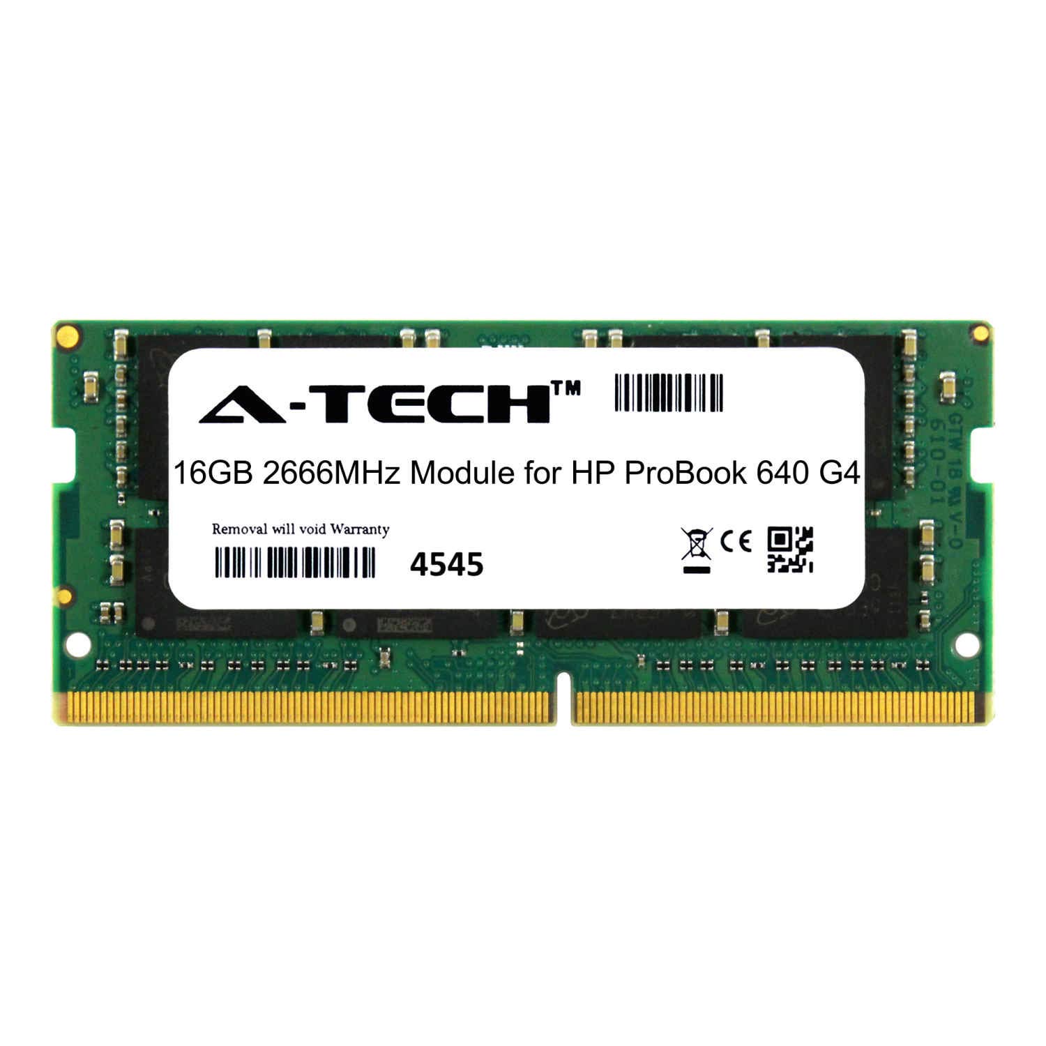 A-Tech 16GB Module for HP ProBook 640 G4 Laptop & Notebook Compatible DDR4 2666Mhz Memory Ram (ATMS322455A25832X1)