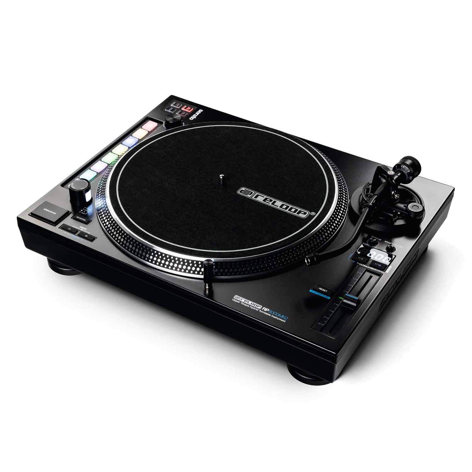 Reloop RP-8000 MK2 Advanced Hybrid Torque Turntable w/ MIDI