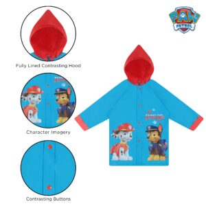 Nickelodeon Kids Umbrella and Poncho Raincoat Set, Paw Patrol Boys Rain Wear for Toddler 2-3 or Kids 4-7