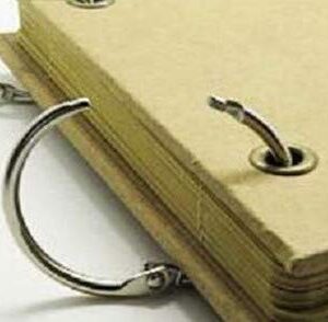 Book Binder Rings 2 Inch Office Loose Leaf Ring（20 Pack） Nickel Plated Silver