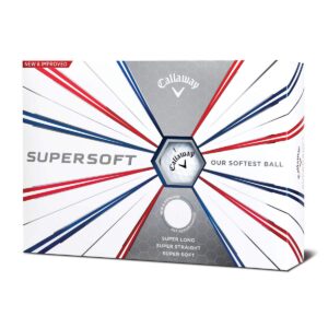 callaway golf supersoft golf balls (white ),12 pack, prior generation